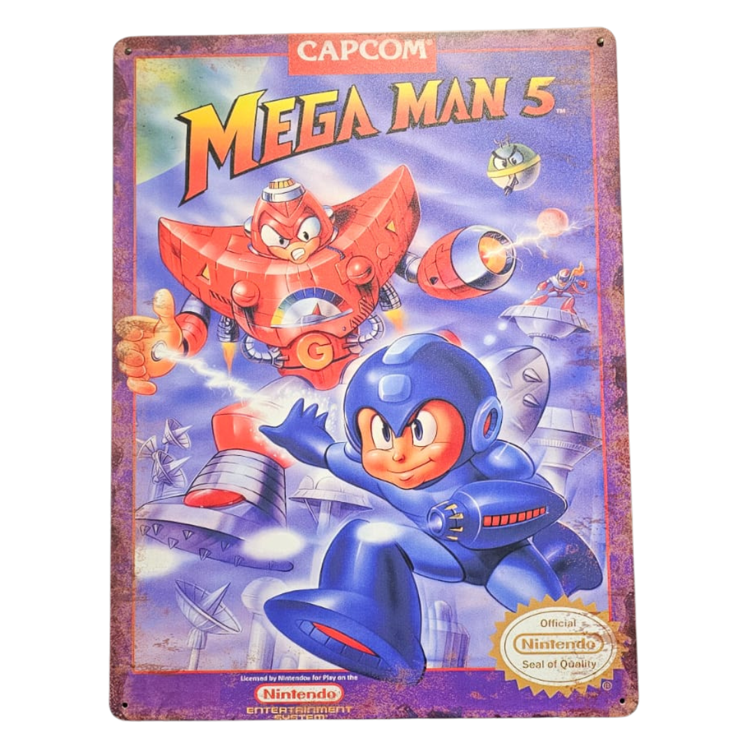 Letrero MEGAMAN 5– JSS STORE